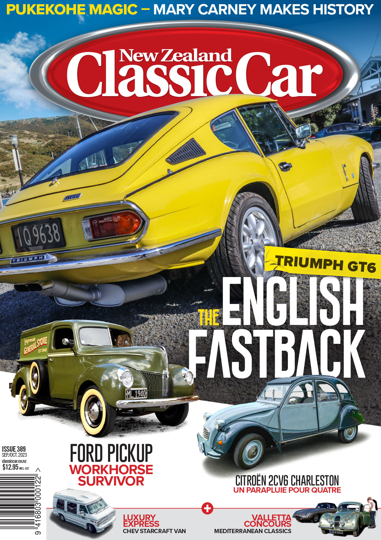 NZ Classic Car September October 2023 Issue 389 On Sale Now New
